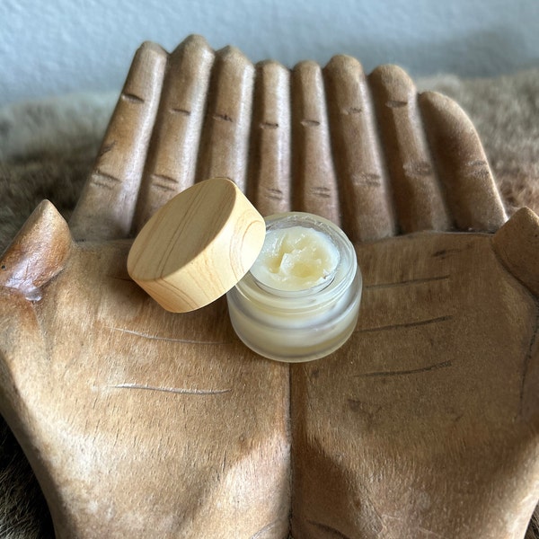 DIY Handmade Cosmetic Packaging Set, Glass Bottle Bamboo Wooden Look ...
