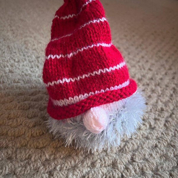 Ladies Gnome Gonk Hat Knitting Pattern Suitable for Aran Worsted Yarn ...