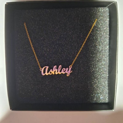 Gold Heart Letter Necklace, Personalized Jewelry, Custom Initial ...