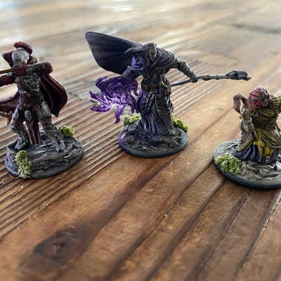 Male Elf Caster Painted Mini - Etsy