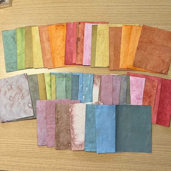 Cairn Collage Card Kit- DIY Kit Includes Art Papers and Cards for ...