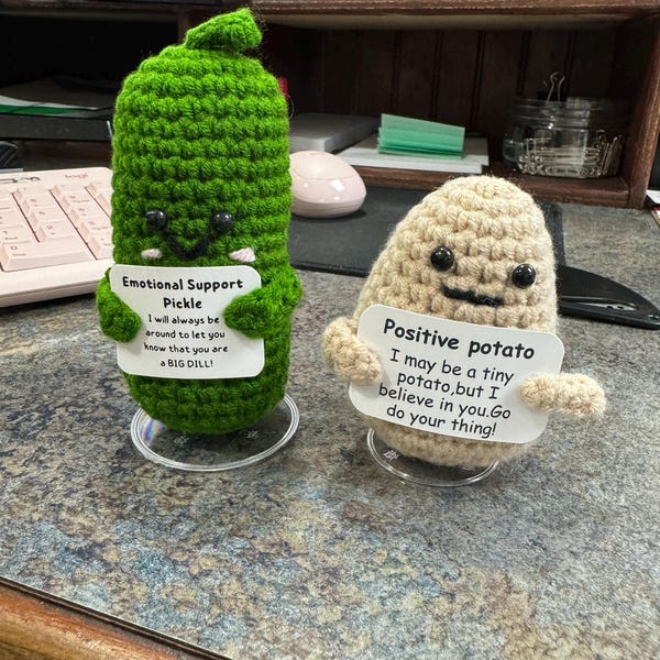 Graduation Gift Positive Potato, Emotional Support Pickle, High School ...