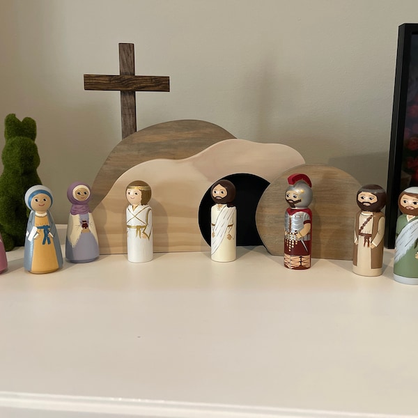 Easter Crèche Full Set 9 Pieces - Etsy