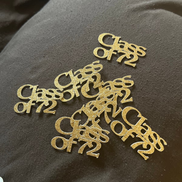 Graduation - Reunion -class of Confetti - Glitter Table Scatter - 50 ...