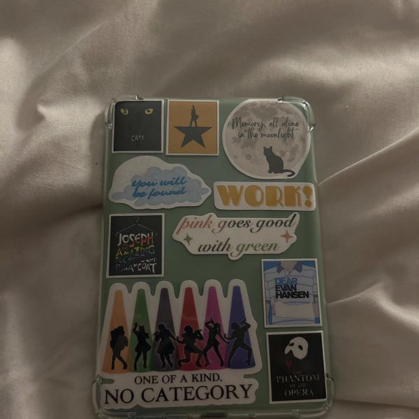 Mini Broadway Stickers (vinyl) - Musical Stickers, Hamilton, Waitress ...