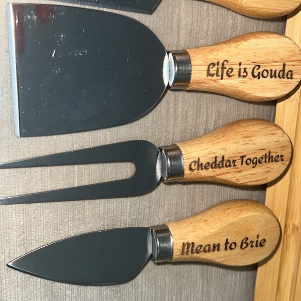 Cheese Knives Jig SVG Files Two Files Set of 4 and 8 Digital Download ...