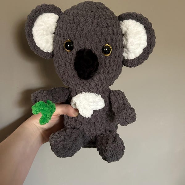 Baby Koala Crochet Pattern | Sitting Amigurumi Koala | Cute Koala With ...