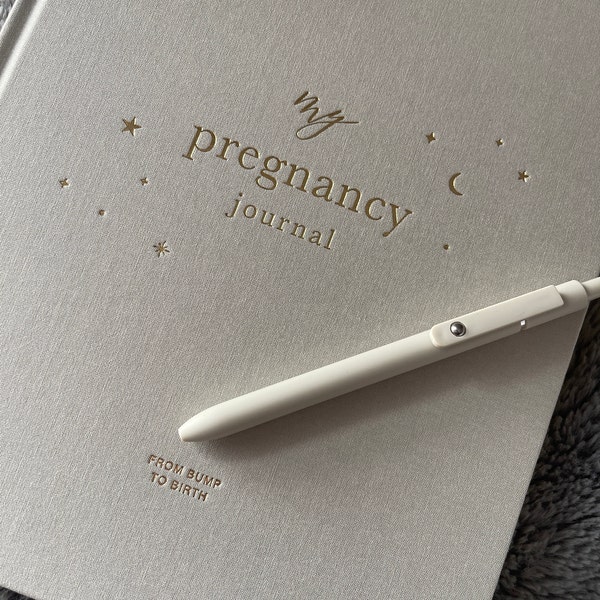 My Pregnancy Journal, Expectant Mother Gift, Pregnancy Planner - Grey ...