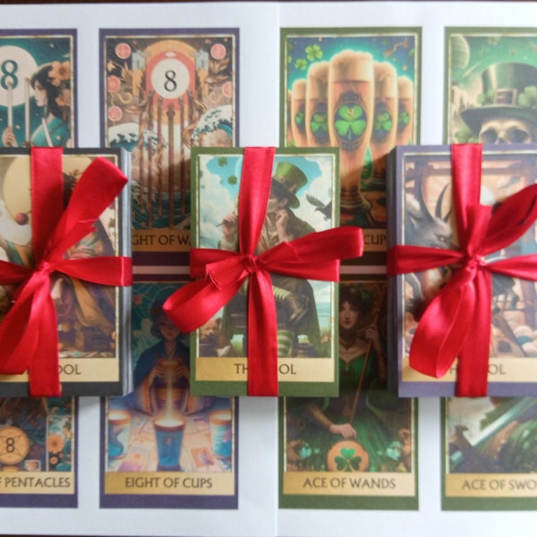 Printable Tarot Deck Bundle Digital Tarot Cards Bundle Artwork ...