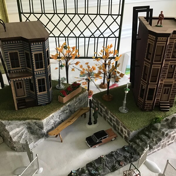 HALLOWEEN Fall Village Display Platform for Lemax / Department 56 ...