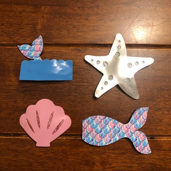 Mermaid Snap Clip SVG, Snapclip Template, Bow SVG, Bow Center Clippie ...