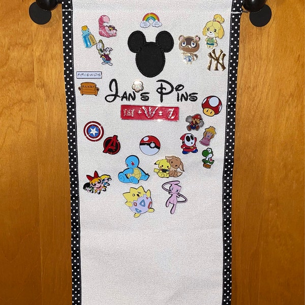 Pin Display Custom - Personalized - Trading Pin Display - Pin Holder - Etsy