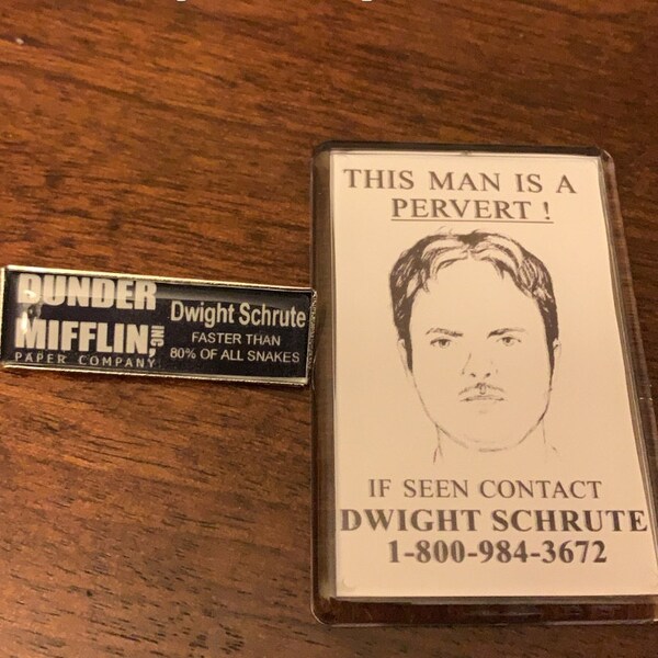 The Office Dwight Scrute ID Badge - Etsy