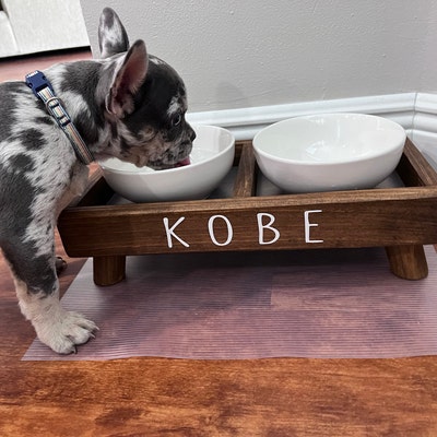 Tall Bowl Stand Elevated Dog Bowl Feeder Raised Dog Feeder Dog Lick Mat ...