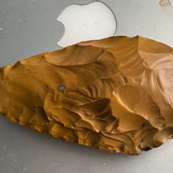 A Large Middle Paleolithic French Levallois Flake Tool Featuring a ...