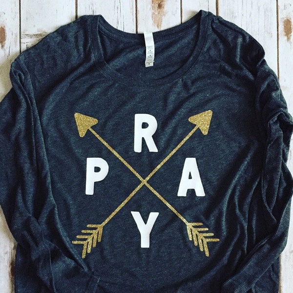 Pray Svg Eps Dxf Png Files for Cutting Machines Cameo Cricut, Boho ...