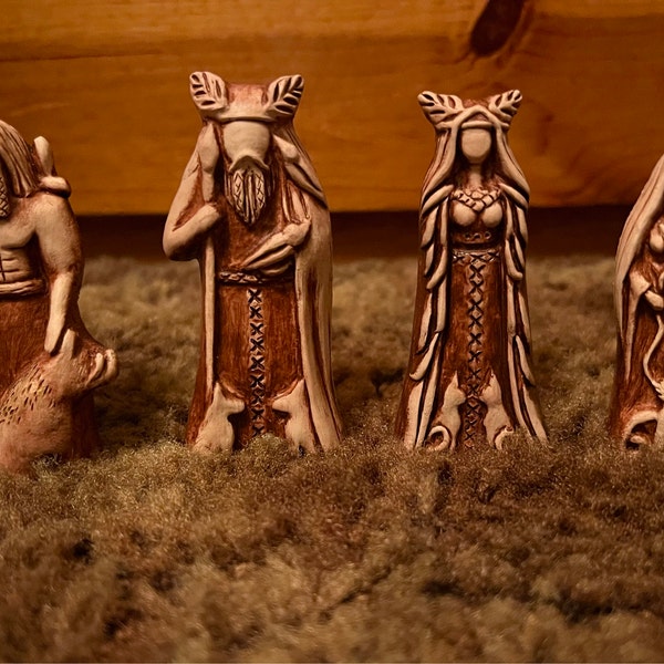 Freya and Odin Statue / Odin and Freya Figurines Are Made of Natural ...