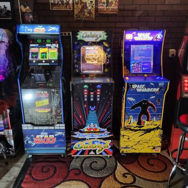 Arcade1up Galaga Arcade Cabinet Riser Kickplate J-panel Graphics ...