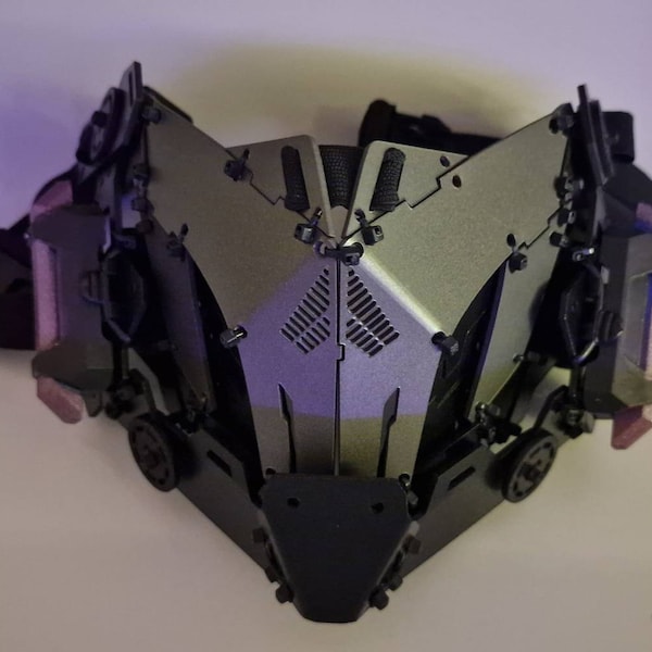 Cyberpunk Mask Design by Gins MK. 16 "necromancer" - Etsy