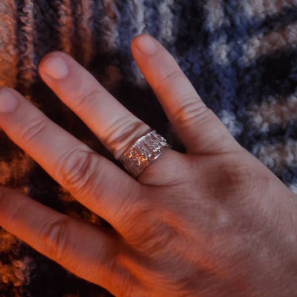 Ancient Roman Senator Ring: 925 Sterling Silver, Roman Empire Jewelry ...