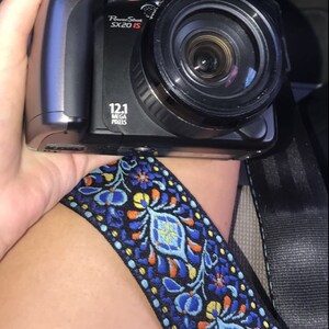 Hendrix Electric Blue Hippie Weave Camera Strap - Etsy