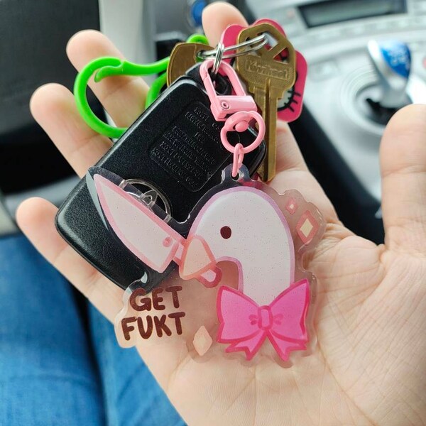 Magic Usagi Moon Bunny | Sparkling Glitter Keychain Trinket Accessory ...