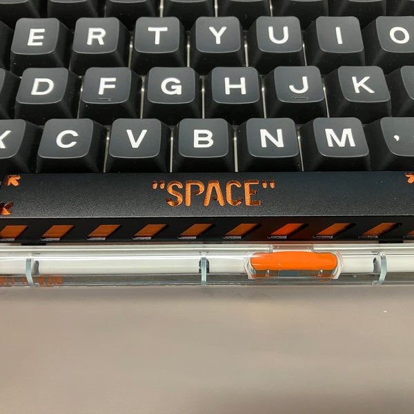 Punk Metal Black White Keycap Space Cherry Mx 6.25U 6.25X Keycaps ...
