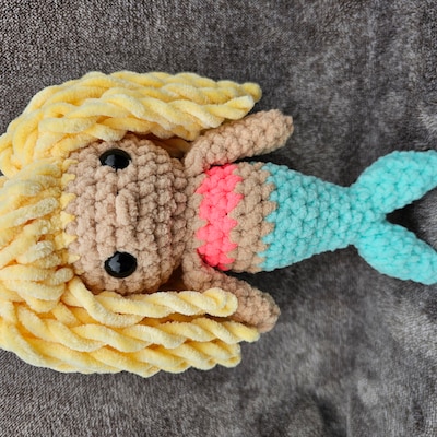 Baby Mermaid Crochet Pattern Mermaid Crochet Pattern, Amigurumi Mermaid ...