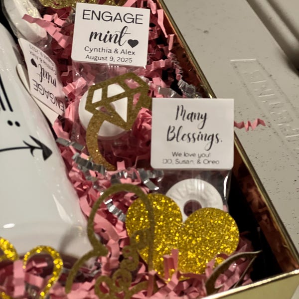 Engage Mint-engagement Mints-personalized-engagement Favor Mints-mints ...