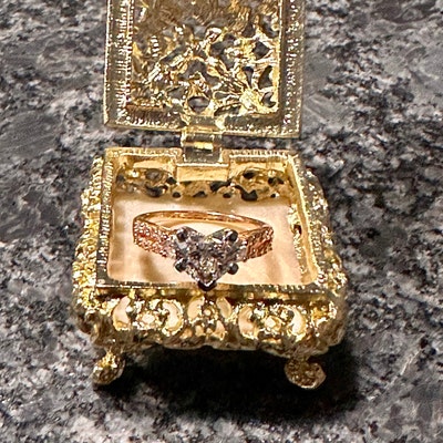 Beautiful Swarovski Crystal Ring Box - Etsy