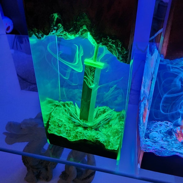 Diorama Resin Epoxy,desk Decor,handcrafted Decor,perfect Gift for Game ...