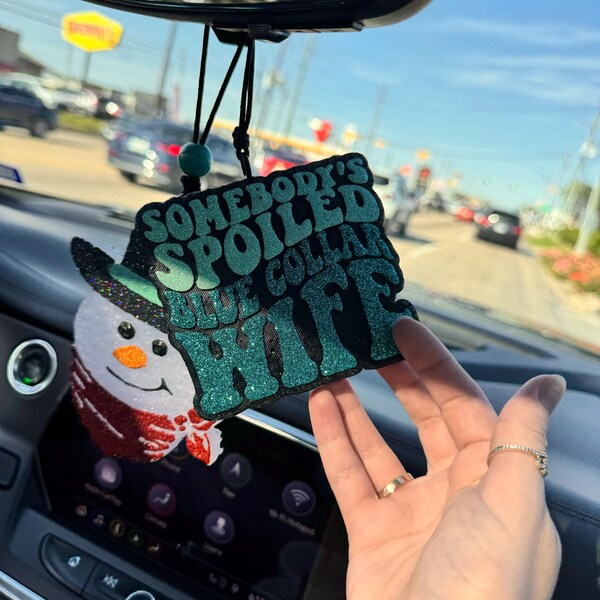 Cowprint Bow Car Freshie - Etsy