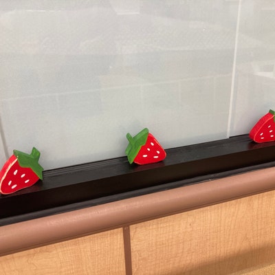 Wood Strawberries for Display, Summer Strawberry Tier Tray Decor ...