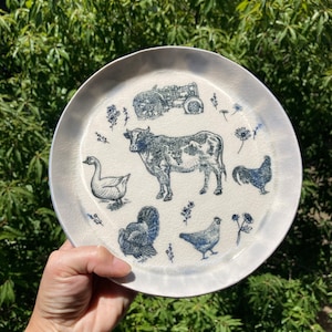 Ceramic Decal, Underglaze Transfer Farm Animal - Etsy