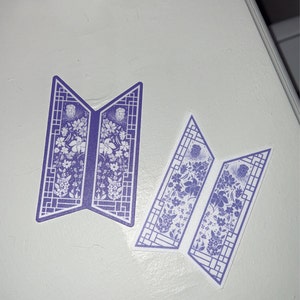 BTS Logo Sticker Spring Day Inspired Bts Spring Day Sticker - Etsy