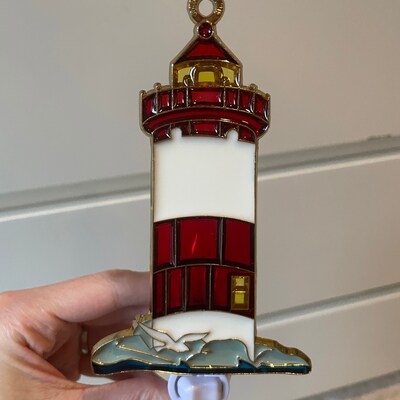 Lighthouse Night Light - Etsy