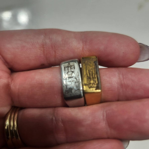 Custom BDSM Black Ring Male Owned Slave Ring-submissive Men's Day ...