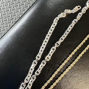 8mm 925 Solid Miami Cuban Sterling Silver Box Lock Chain Real - Etsy