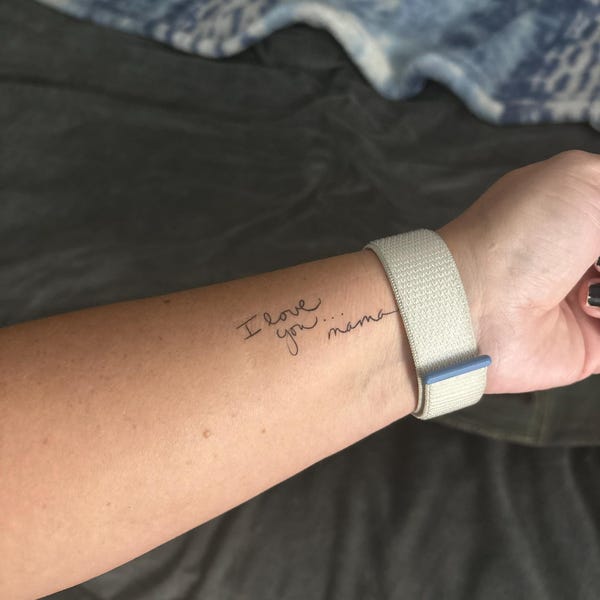 Custom Quote Temporary Tattoo - Quote Tattoos for Women - Etsy
