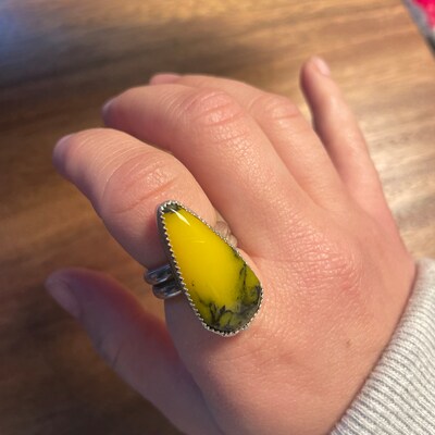 Kingman Turquoise Lightning Bolt Cabochon - Etsy