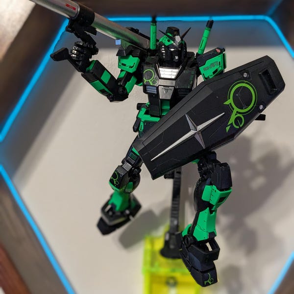 1/100 and 1/144 HG MG RG Gundam Gunpla Scale Model Acrylic Display Wall ...