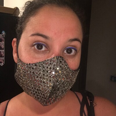 Sequined Face Masks Please Read Item Description Before Ordering - Etsy