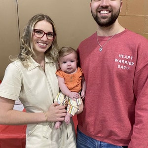 CHD Awareness Wear Red Shirt Heart Warrior Gift Heart Surgery Gift CHD ...