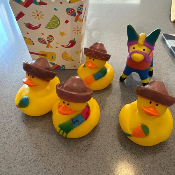 Mummy Rubber Duck - Large 3.5 Inch Duck, Mummy Duck, Halloween Decor ...