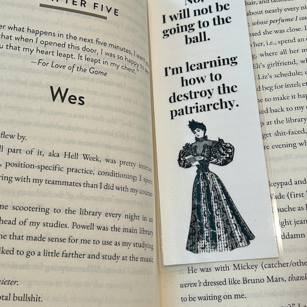 Snarky Laminated Bookmarks: Funny Reader Gift - Etsy