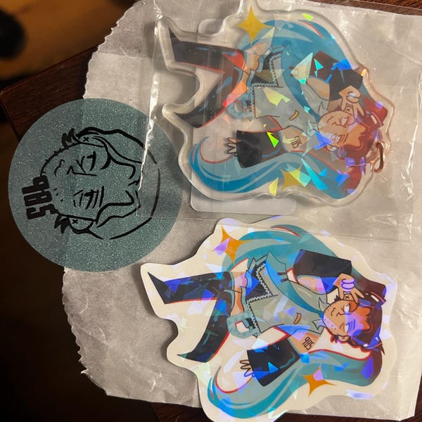 Jerma Jermiku Holographic Keychain - Etsy