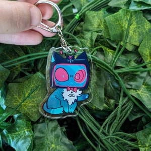 Vaggie Hazbin Hotel Keychain Cute Chibi Vaggie Charm - Etsy