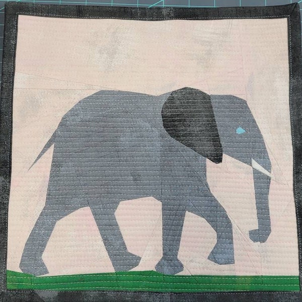 Elephant Foundation Paper Pieced Quilt Pattern - Etsy
