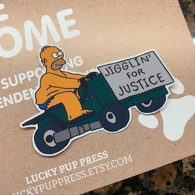 The Simpsons Vinyl Sticker Blinky the Fish Three-eyed Fish - Etsy