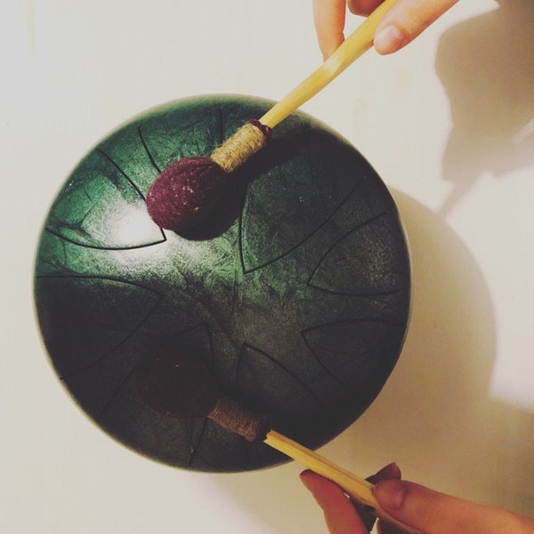 Handmade Hank Drum 12'', Steel Drum, Tongue Drum, Propane Tank ...